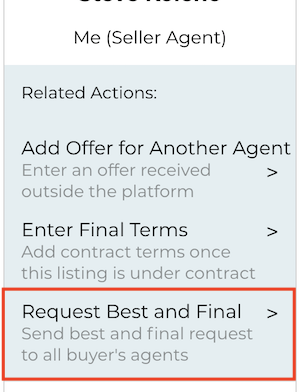 How to Request Best and Final Offers